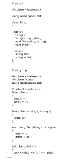 Solved Playlist Manager Objectives 1. Practice composition | Chegg.com