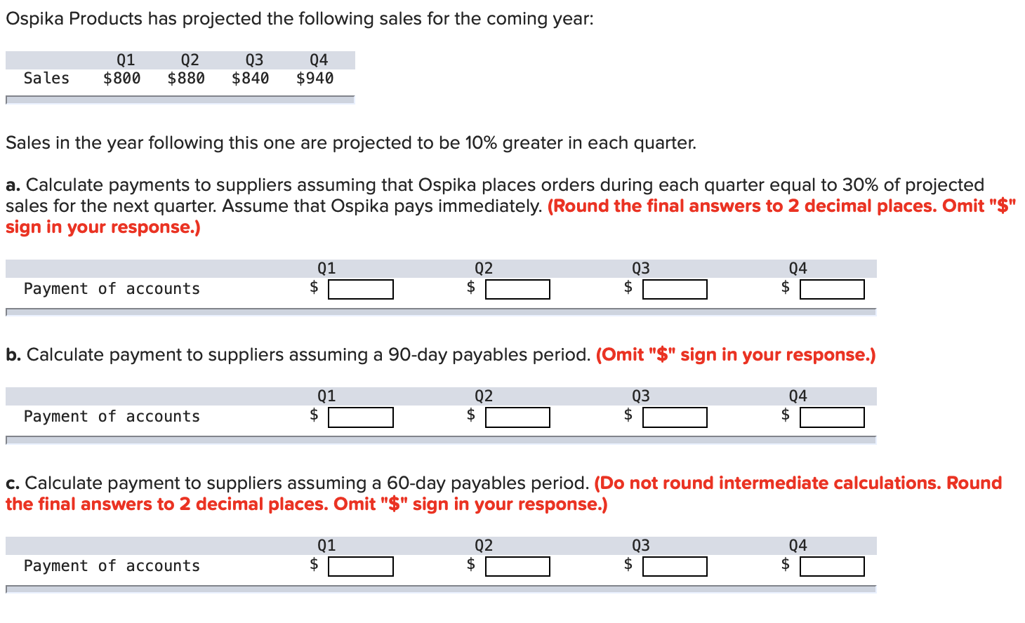 Solved hello can someone please help me with this managerial | Chegg.com