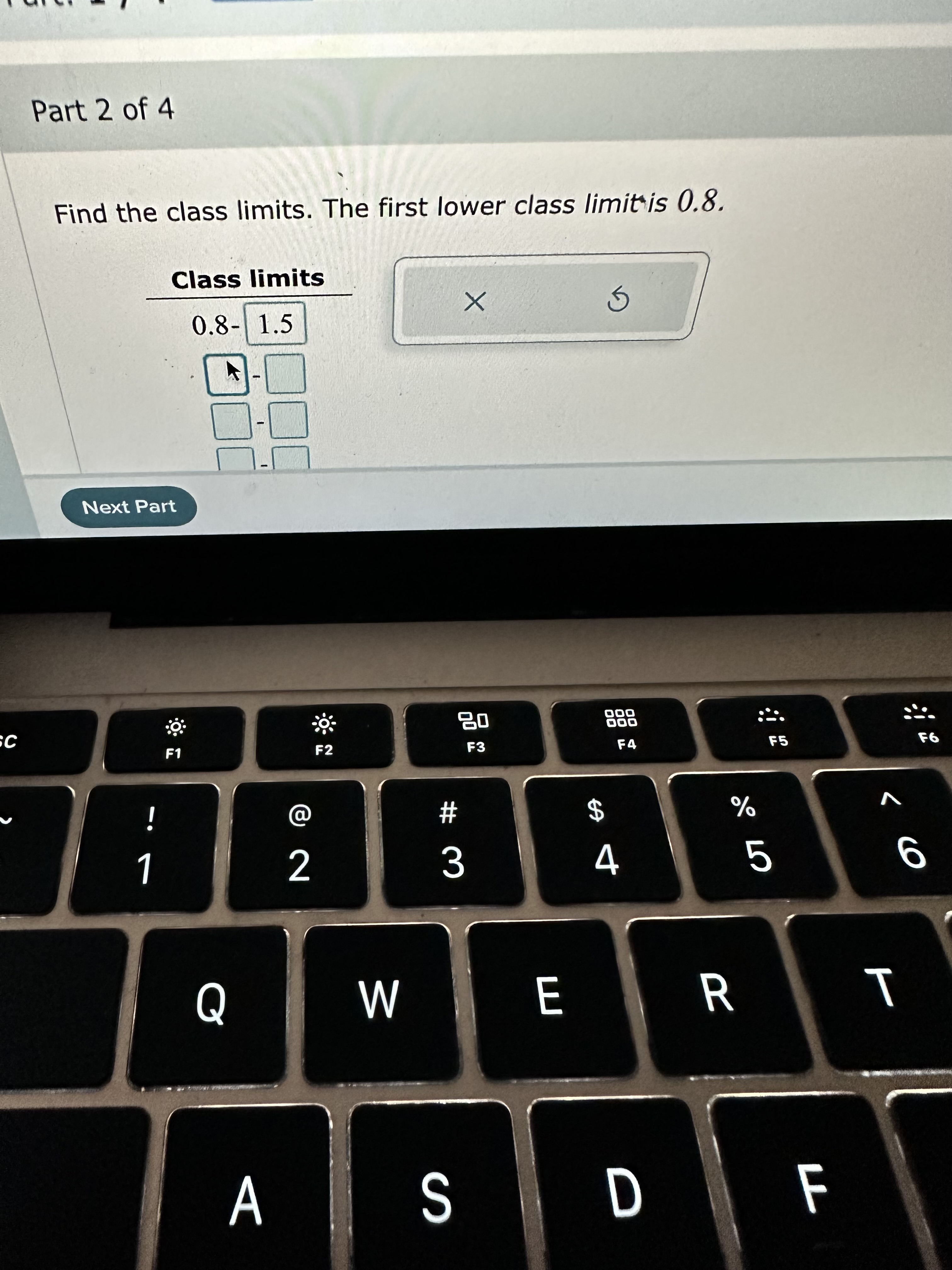 Solved Find the class limits. The first lower class limit is | Chegg.com