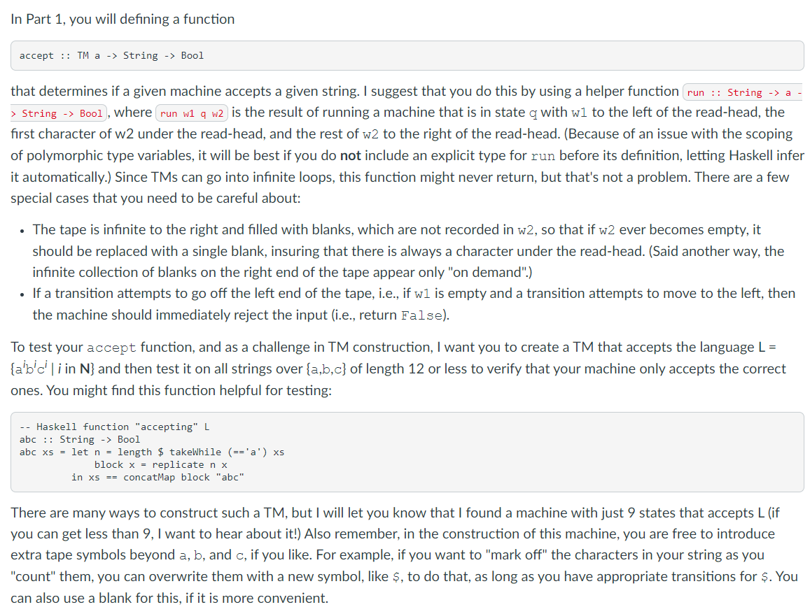 Solved - Tape head direction (left, right) data Dir =L∣R -. | Chegg.com