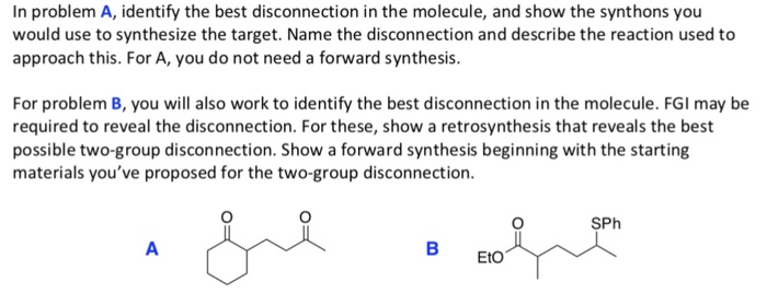 Solved In problem A, identify the best disconnection in the | Chegg.com