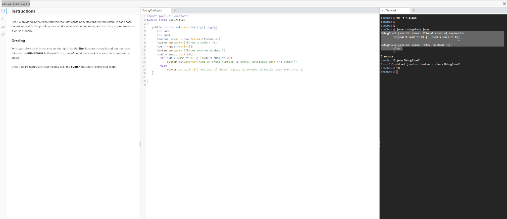 Solved Debugging Exercise 5-2 Someone already did this, but | Chegg.com Solved Debugging Exercise 5-2 Someone already did this, but | Chegg.com