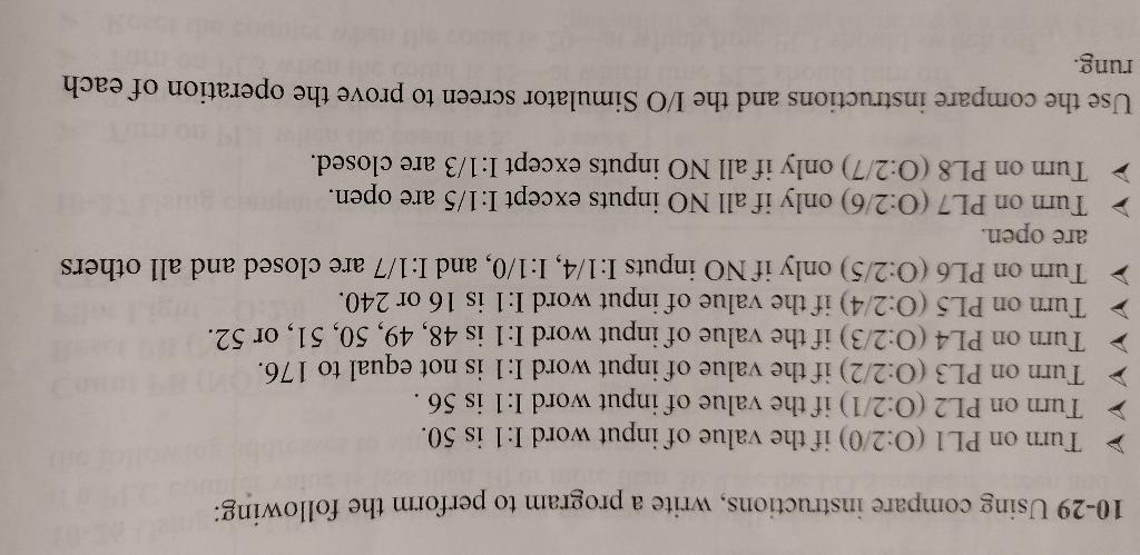Solved 10-29 Using compare instructions, write a program to | Chegg.com