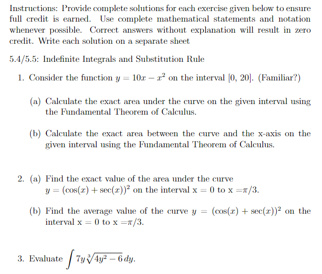 Solved Instructions: Provide complete solutions for each | Chegg.com