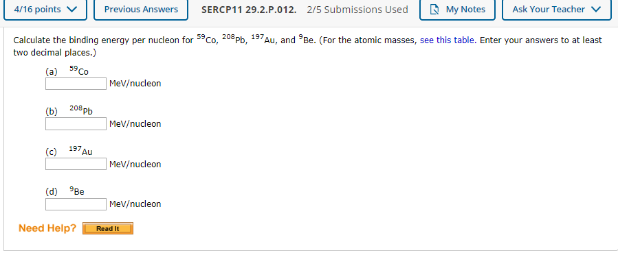 Solved 4/16 points v Previous Answers SERCP11 29.2.P.012. | Chegg.com Solved 4/16 points v Previous Answers SERCP11 29.2.P.012. | Chegg.com