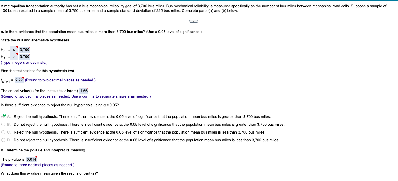 Solved H0:μ≤⊤3,700H1:μ>⊤3,700 (Type integers or decimals.) | Chegg.com