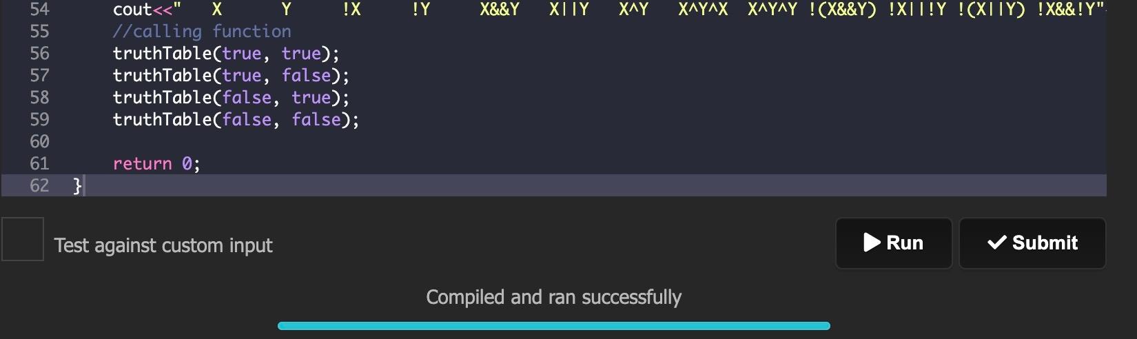 Solved Truth Table Version 1 Create a Truth Table | Chegg.com