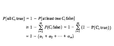Solved Verify the Bonferroni inequality in (5-28) for m = | Chegg.com