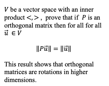 Solved V be a vector space with an inner product , prove | Chegg.com