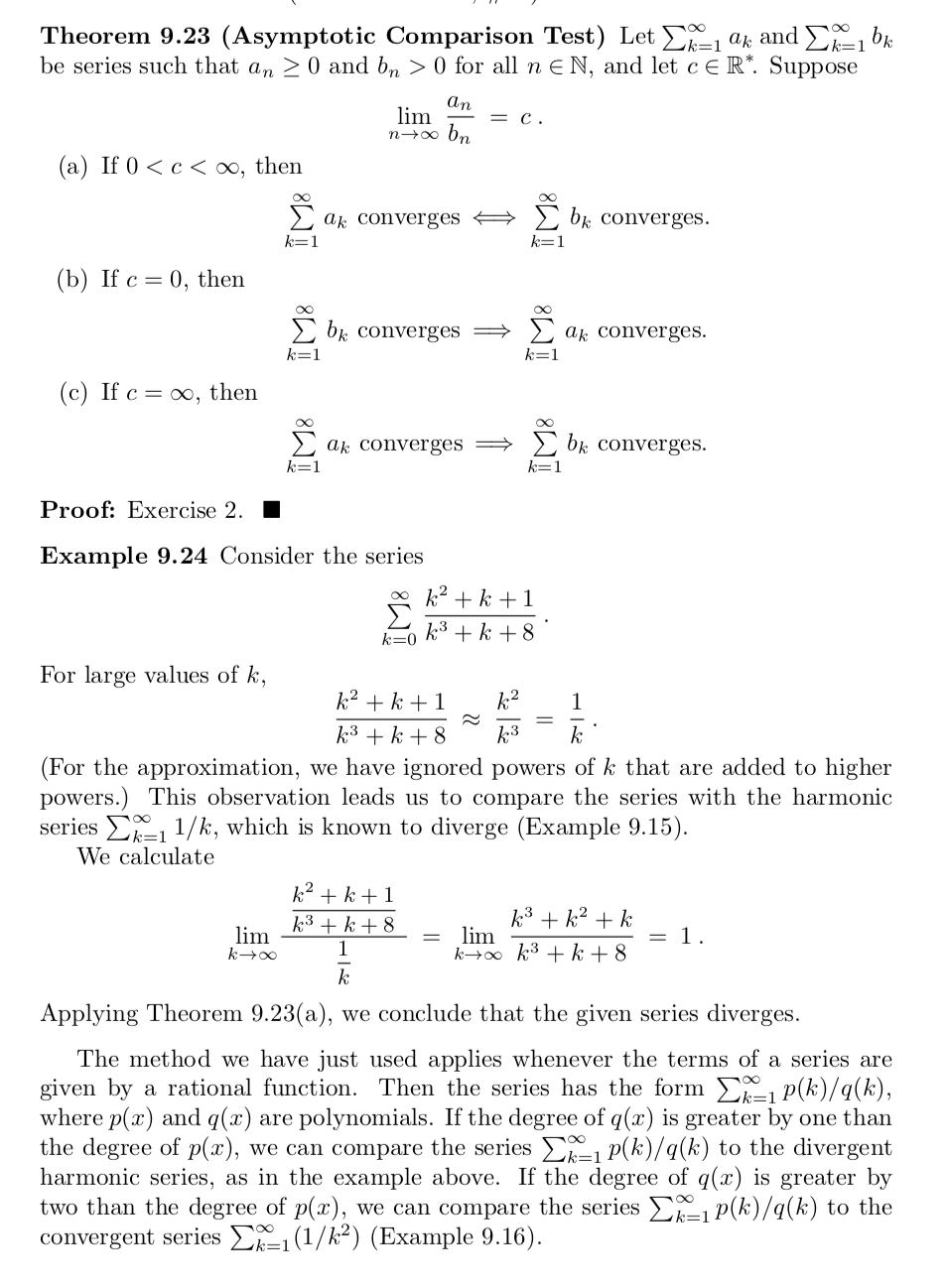 Solved Apply the convergence tests we have developed | Chegg.com