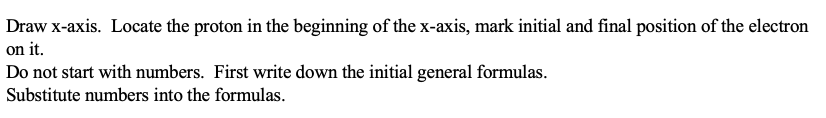 Solved An Electron Is Released From Rest At A Distance Of