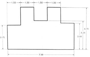 Construct one-view drawings of the following figure using ... | Chegg.com