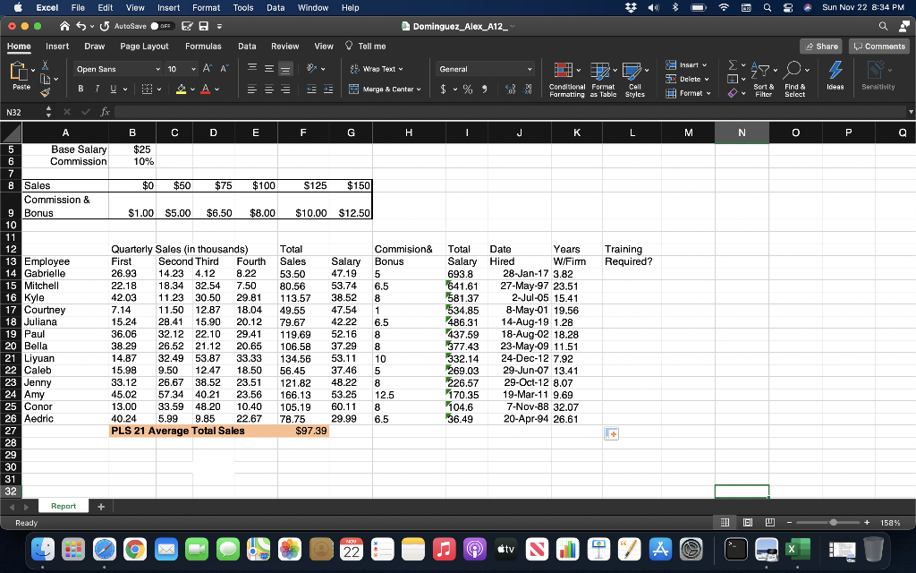 Create a Line Chart with Markers using the | Chegg.com