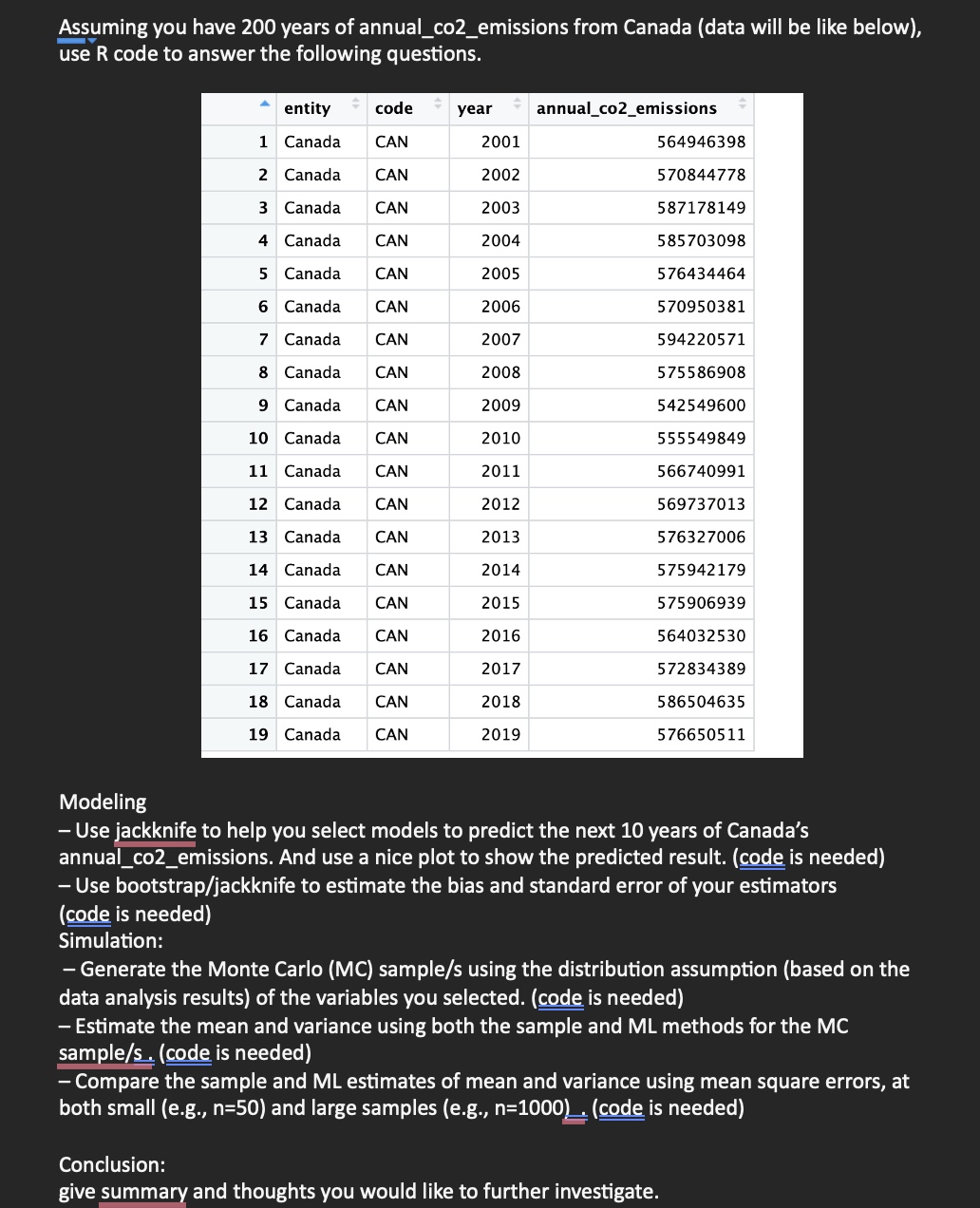 [Solved]: using R code write a model to predict Assu