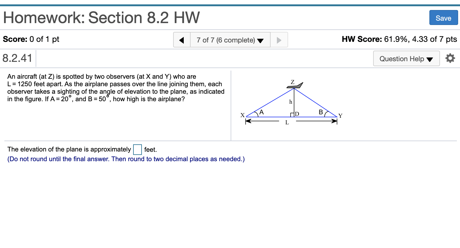 Solved Homework Section 8 2 Hw Save Score 0 Of 1 Pt 7 Of 7