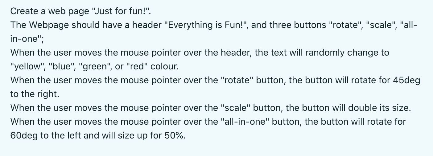 Solved Please post the codes in *HTML* the question is given | Chegg.com