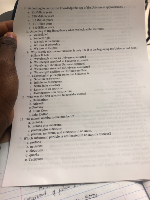 Solved Each multiple choice question is 1.5 points I. | Chegg.com