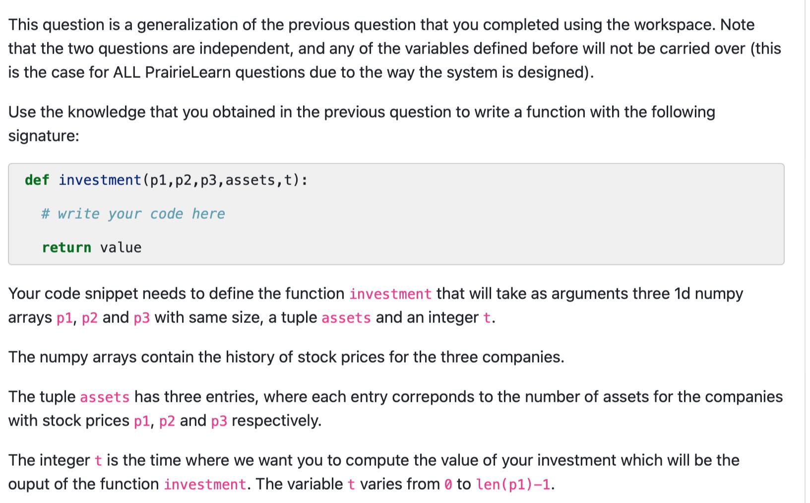 This question is a generalization of the previous | Chegg.com