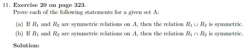 Solved 1. Exercise 20 on page 323. Prove each of the | Chegg.com