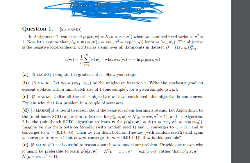 Question 1. [25 MARKS] In Assignment 2, you learned | Chegg.com