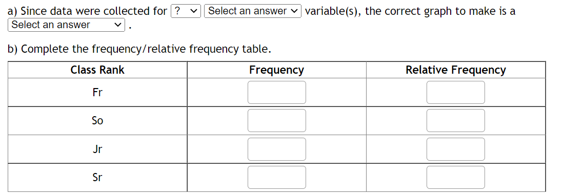 Solved The class ranks of a very small high school with 20 | Chegg.com