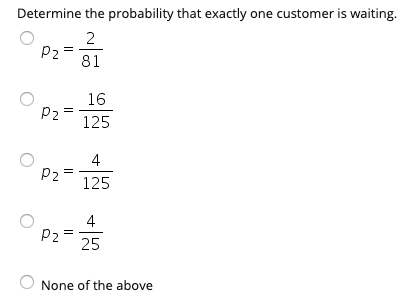 Solved Determine the probability that exactly one | Chegg.com