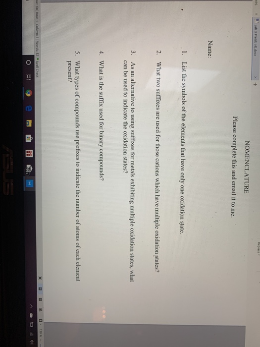 Solved Vps Lab 3 Prelab 14docx X Nomenclature Please 8772