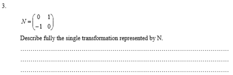 Solved N-C-40) Describe fully the single transformation | Chegg.com