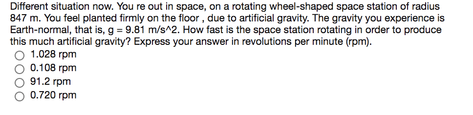 Solved Different situation now. You re out in space, on a | Chegg.com