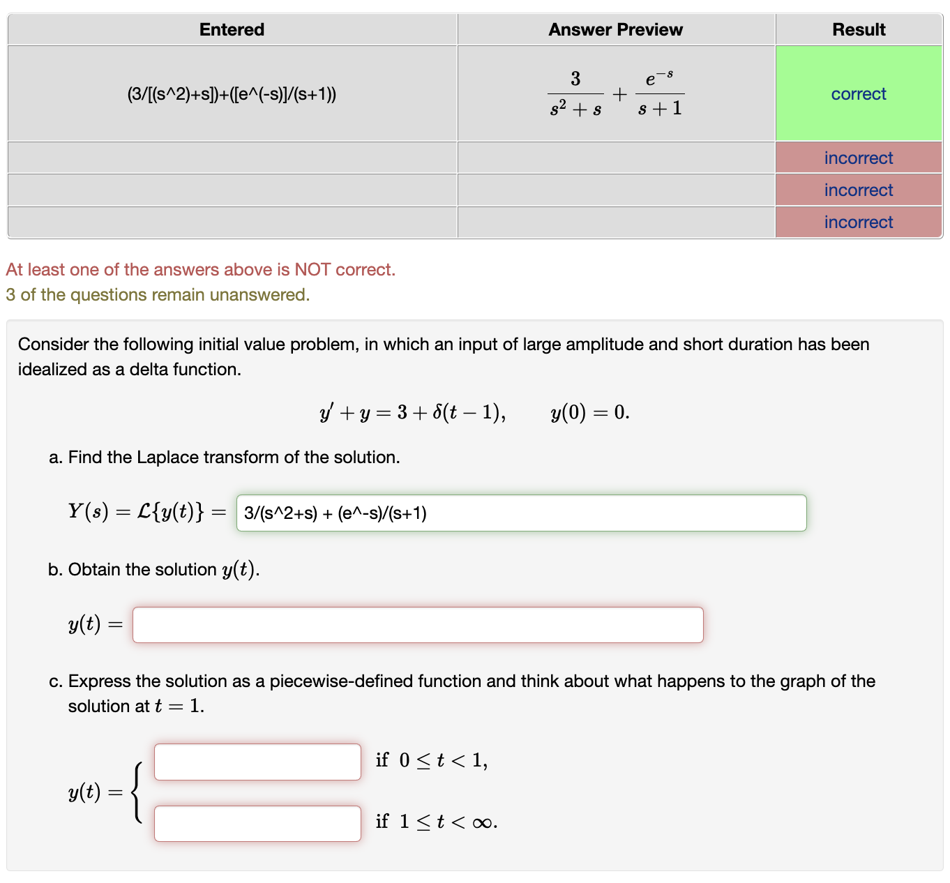 Solved Consider the following initial value problem, in | Chegg.com