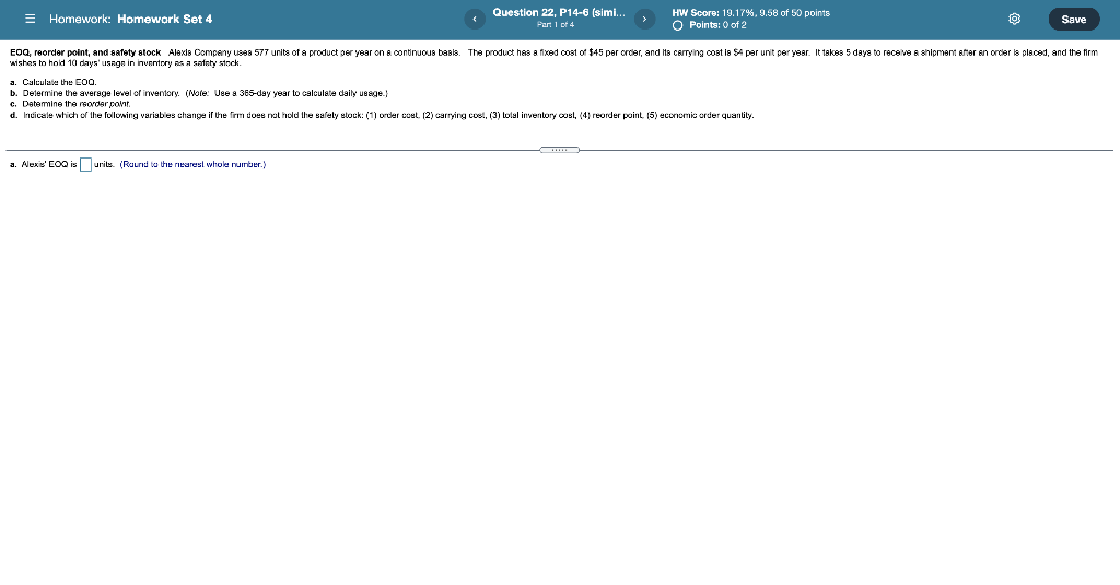Solved Homework: Homework Set 4 Question 22, P14-6 (simi.. | Chegg.com