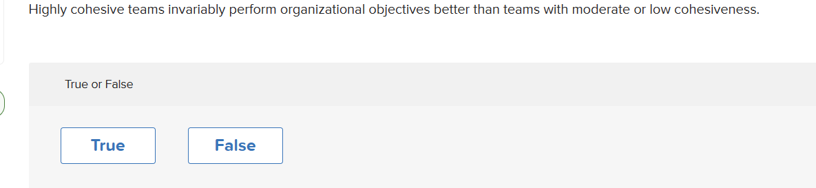Solved Highly cohesive teams invariably perform | Chegg.com