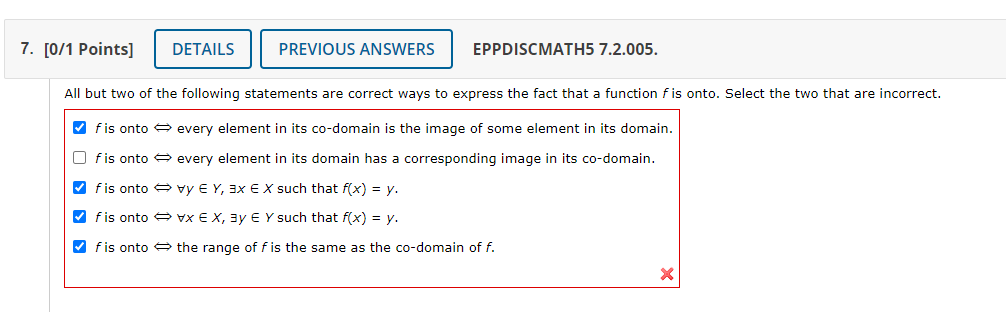 Solved 7. [0/1 Points) DETAILS PREVIOUS ANSWERS EPPDISCMATH5 | Chegg.com
