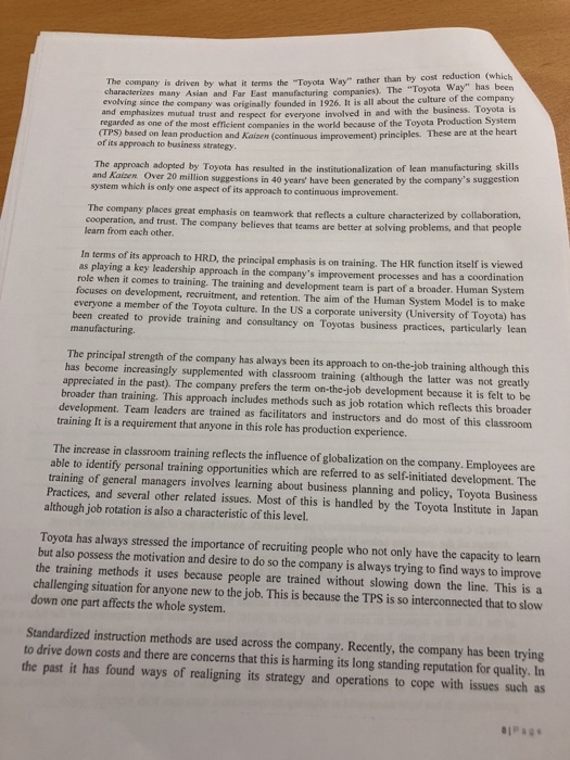 Solved Part 2: Case. Explain comprehensively your answers. | Chegg.com