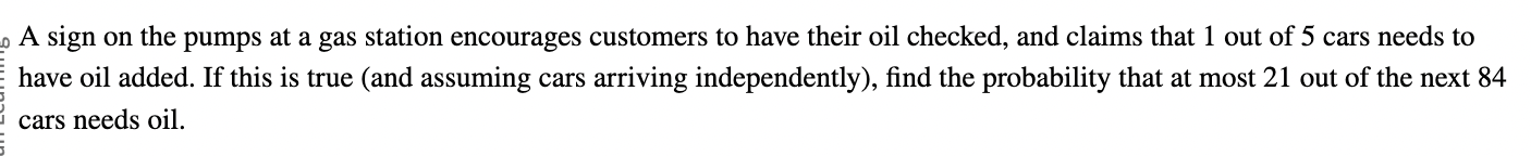 Solved A sign on the pumps at a gas station encourages | Chegg.com