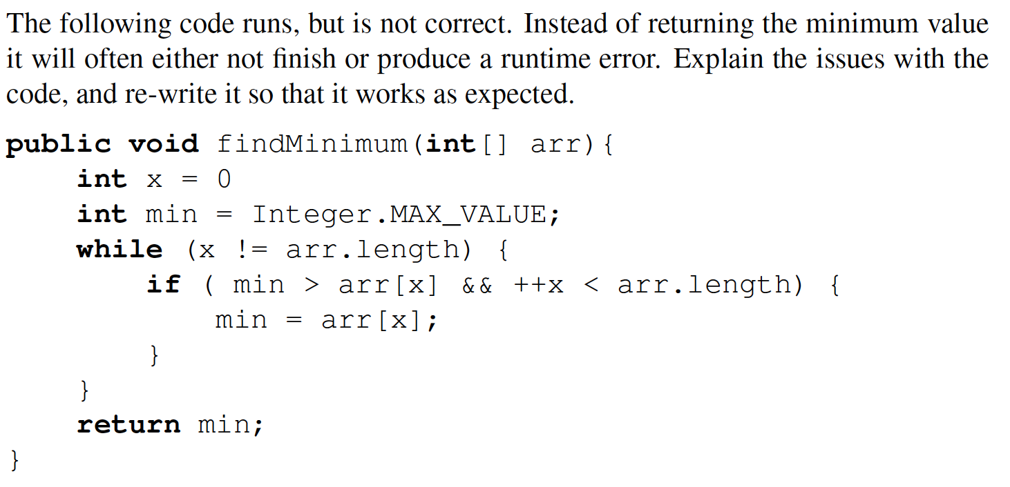Solved The following code runs, but is not correct. Instead | Chegg.com
