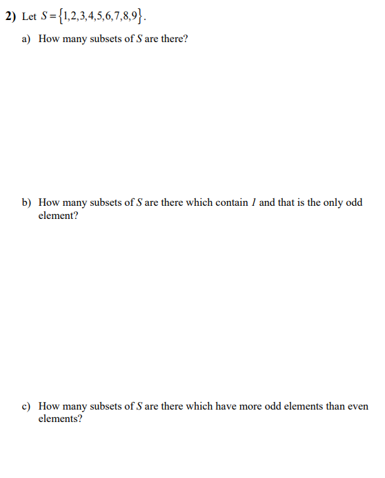 Solved Hello. Please help in solving the below Discrete Math | Chegg.com