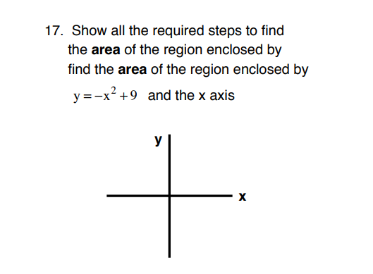 Solved 7. Show all the required steps to find the area of | Chegg.com