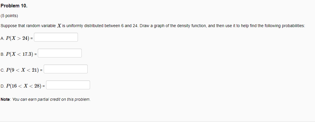 Solved Suppose that random variable X is uniformly | Chegg.com