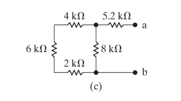 Solved 3.5 Find the equivalent resistance RabRab for each of | Chegg.com