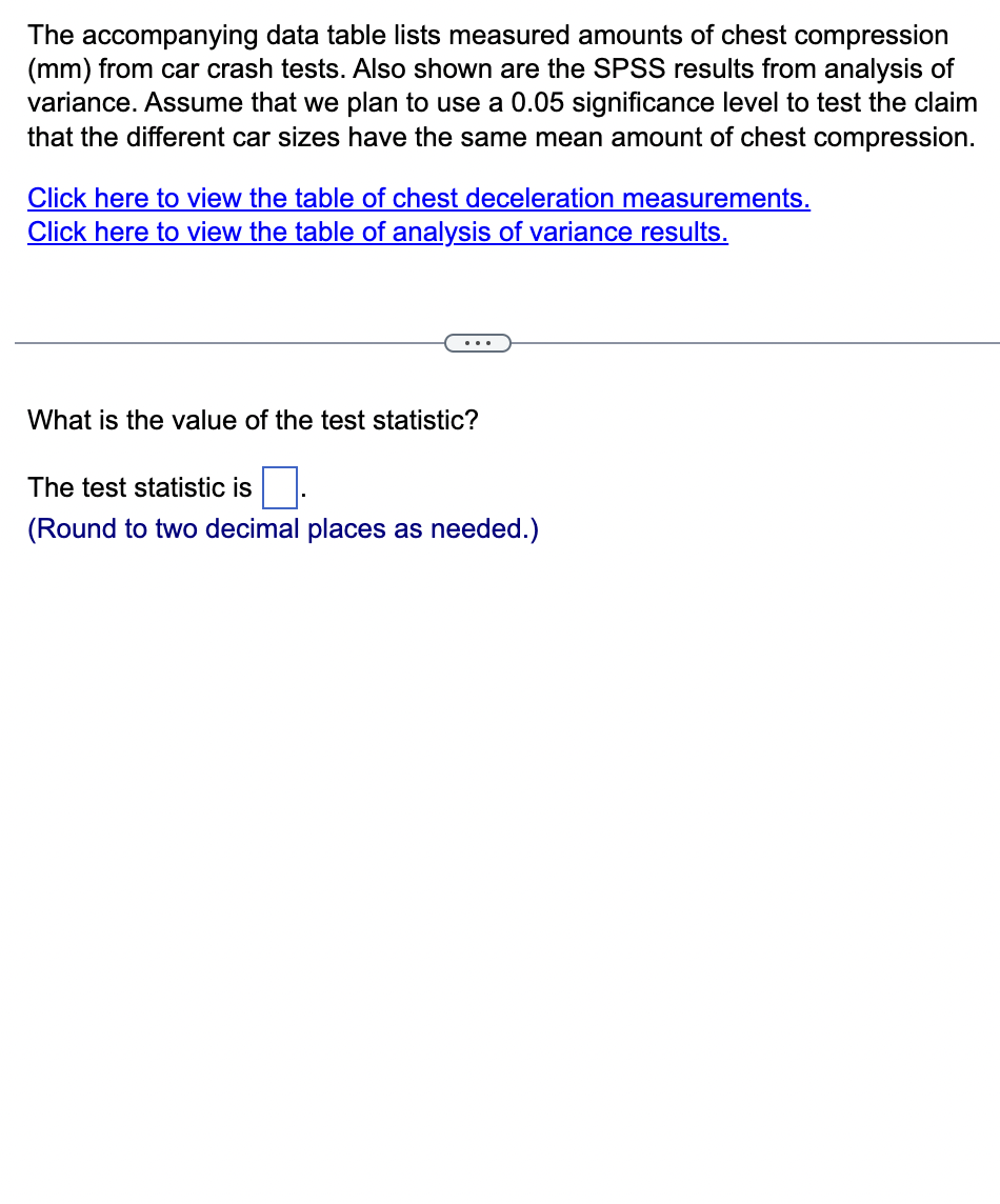 Solved The accompanying data table lists measured amounts of | Chegg.com