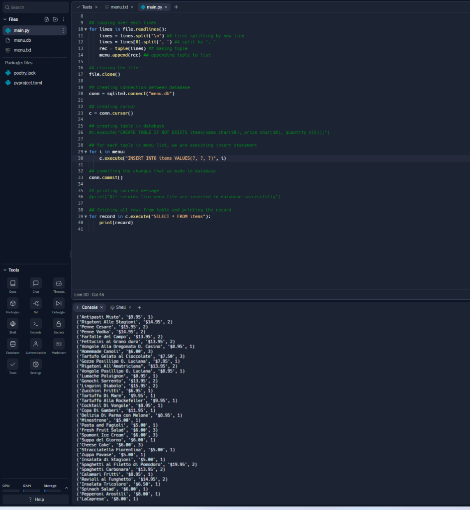 Solved Hello, I need some help with this SQL python | Chegg.com
