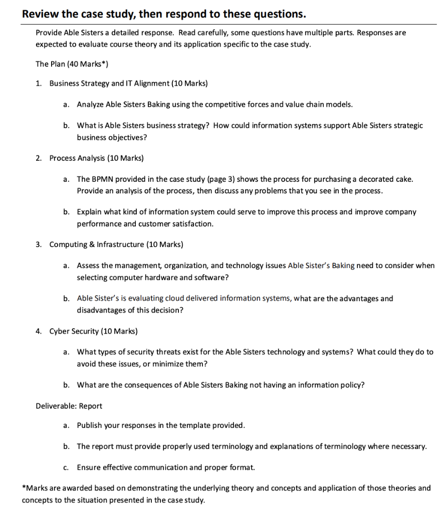 Solved Review the case study, then respond to these | Chegg.com