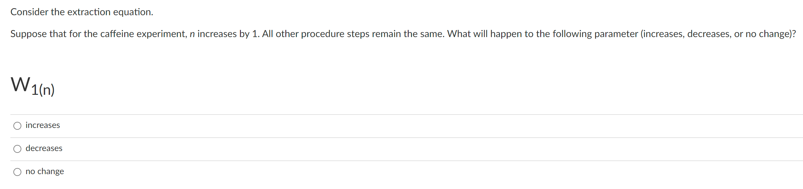 Solved Consider the extraction equation. Suppose that for | Chegg.com