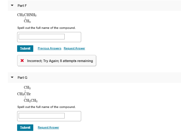 Solved CH2CH2CHCH3 NH2 Spell out the full name of the | Chegg.com