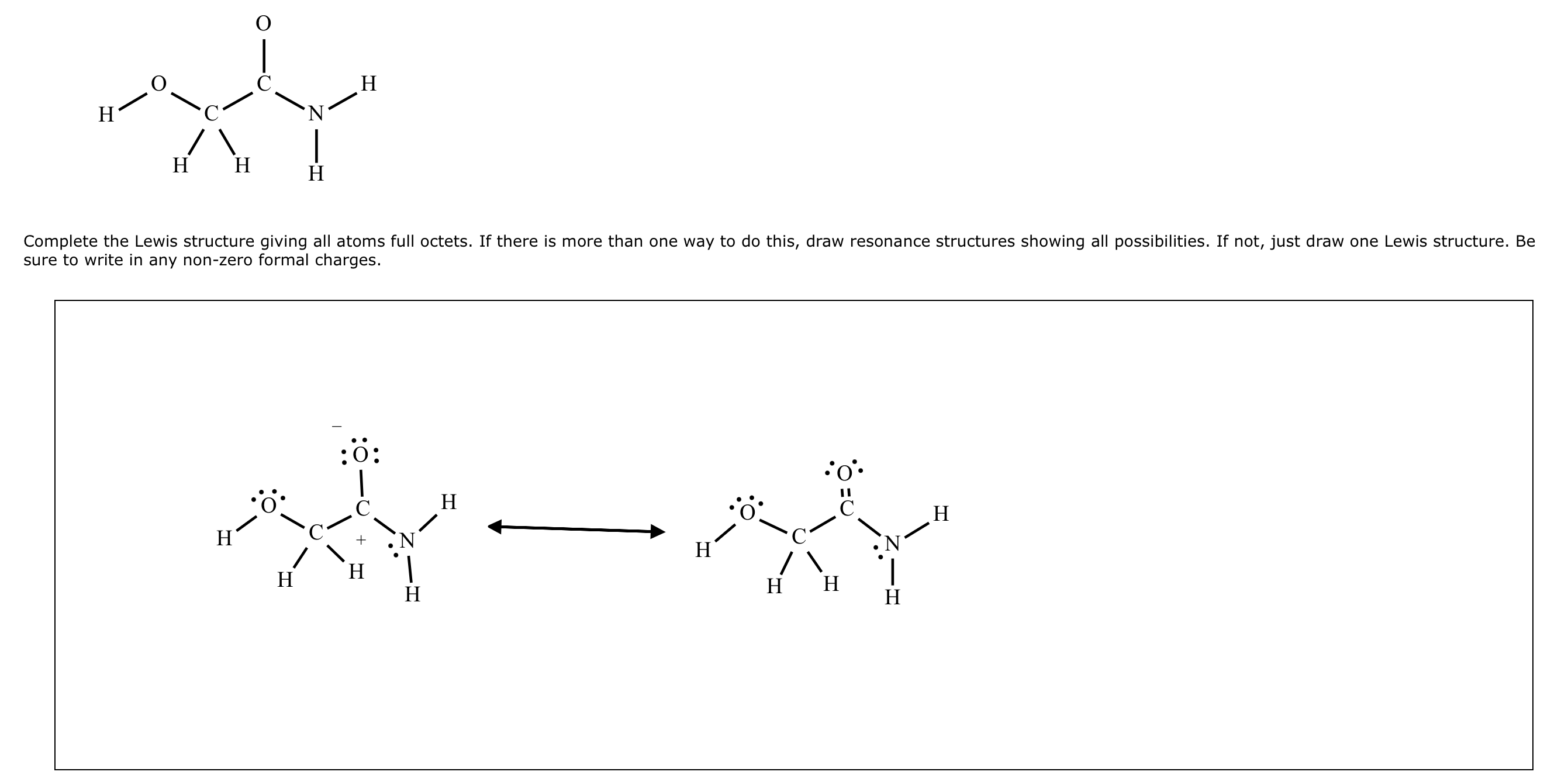 Solved Complete the Lewis structure giving all atoms full | Chegg.com