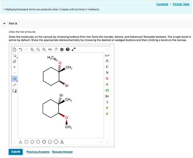 Solved 1-Methylcyclohexene forms two products when it reacts | Chegg.com Solved 1-Methylcyclohexene forms two products when it reacts | Chegg.com