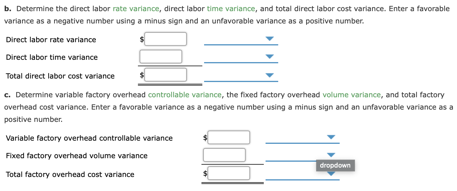 Solved Direct Materials, Direct Labor, and Factory Overhead | Chegg.com