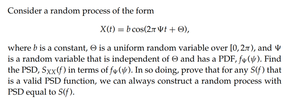 Solved Consider a random process of the form | Chegg.com