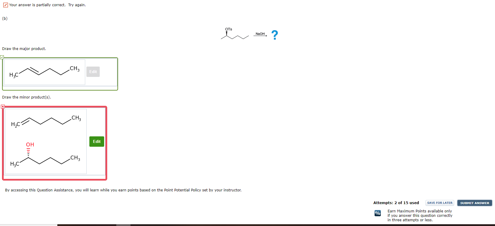 Solved Your Answer Is Partially Correct Try Again B Ots